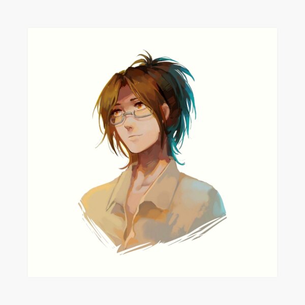 "Attack on Titan - Hanji Zoe realistic painting " Art Print by ...