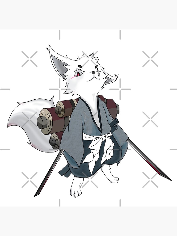 "Warrior Fox Sword" Poster by SimplifyCD | Redbubble