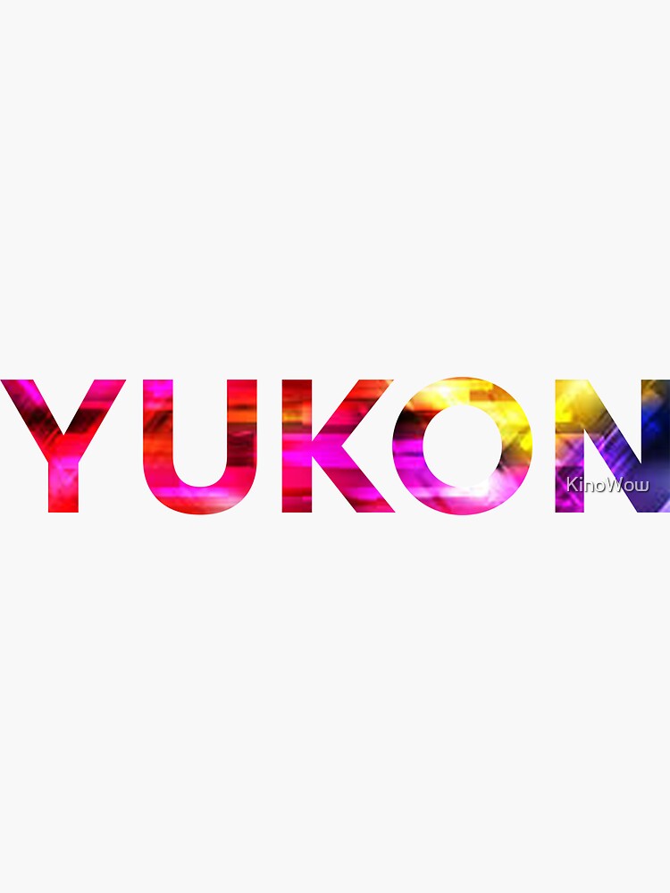 "Yukon " Sticker by KinoWow | Redbubble