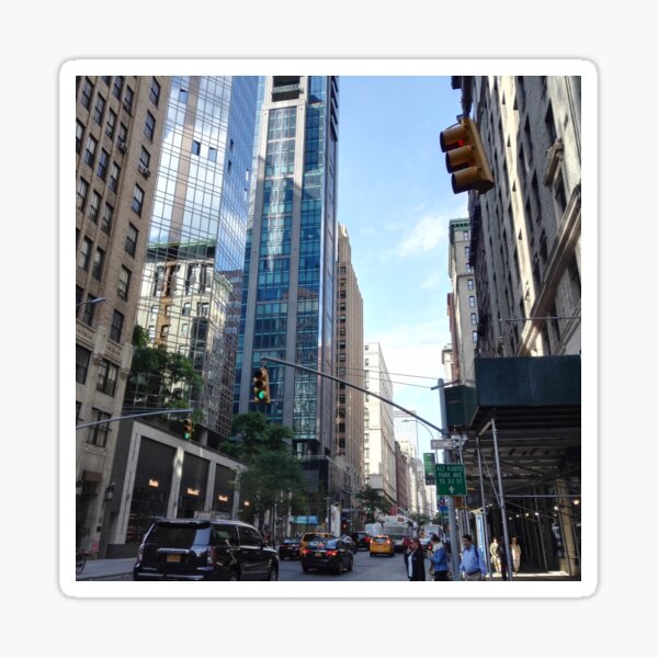 "New York City Life" Sticker for Sale by Pyrque | Redbubble