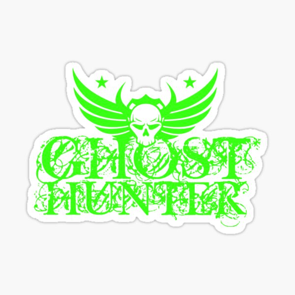 "Ghost Hunter" Sticker for Sale by FantasySkyArt | Redbubble