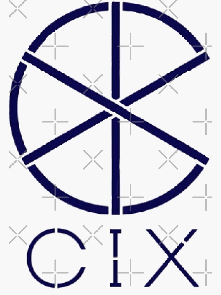 "CIX logo kpop " Sticker by Michiyo-goods | Redbubble