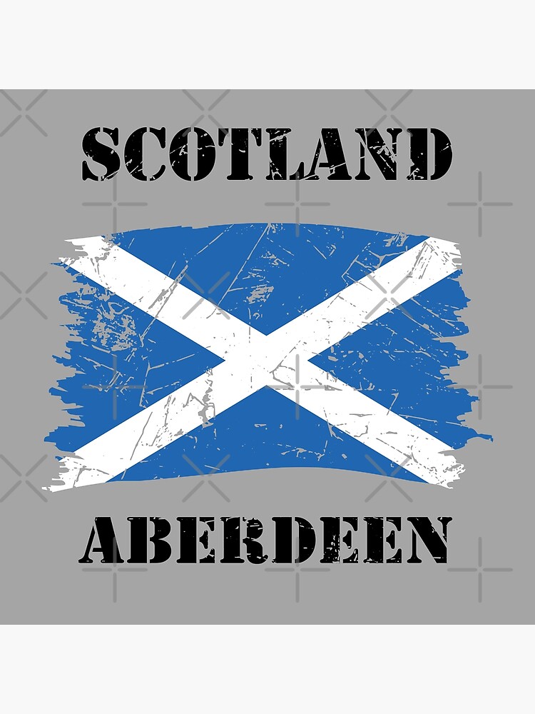 "Scotland Aberdeen Flag" Poster by TrickyGraphics | Redbubble