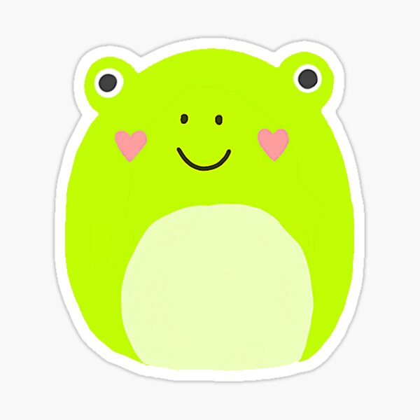 "Squishmallows Phillipe Frog" Sticker for Sale by CraftyTiny | Redbubble