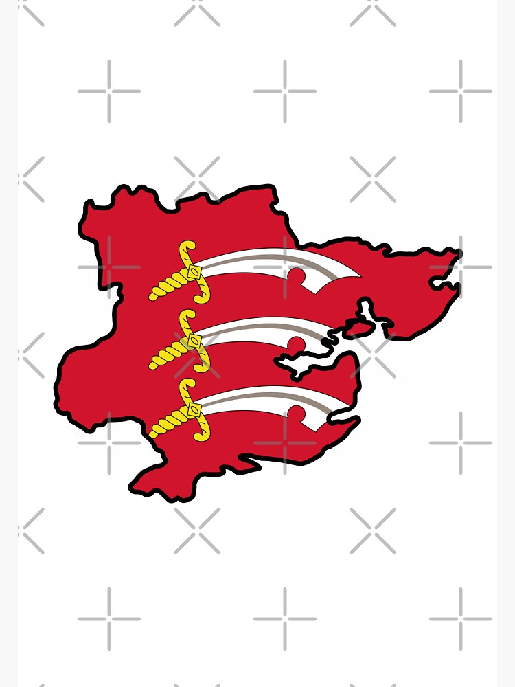 "Essex County Flag" Sticker for Sale by louiseheydon | Redbubble