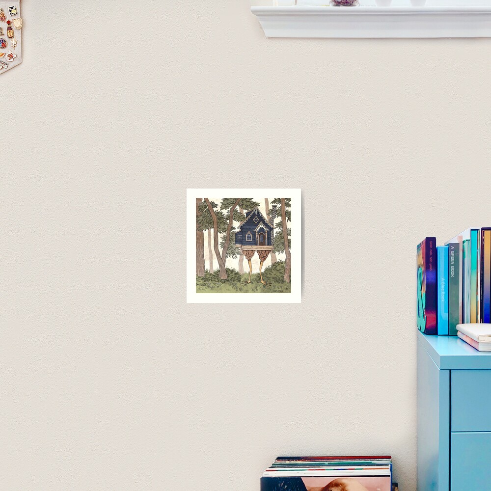 "Baba Yaga's House" Art Print for Sale by hwainio | Redbubble