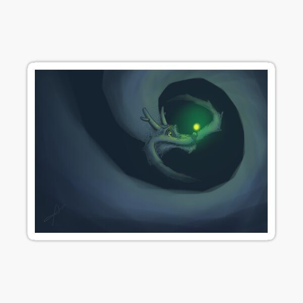 "Doggo Dragon and a New Friend" Sticker for Sale by DanielKafadar ...