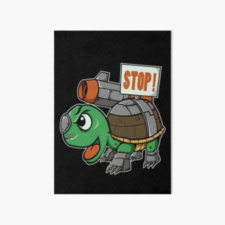 "Angry Turtle Stop Sign" Art Board Print for Sale by pixeldsigns ...
