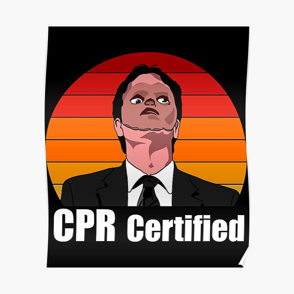 Dwight Cpr Posters | Redbubble