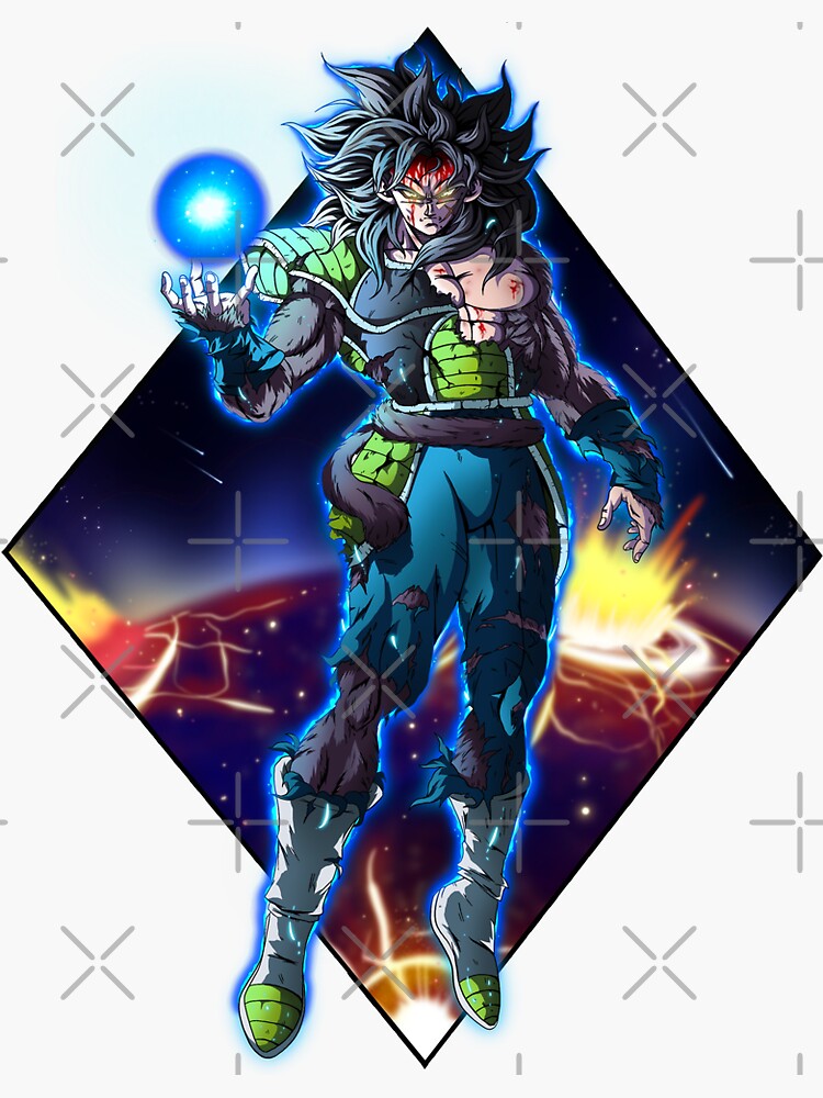 "Bardock SSJ4" Sticker for Sale by FalcoArtShop | Redbubble