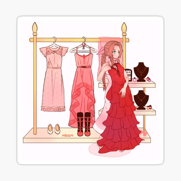 "DRESSES" Sticker for Sale by 8Ecco | Redbubble