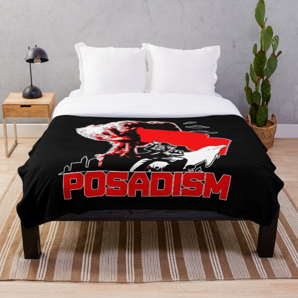 "Posadism" Throw Blanket for Sale by GdLkngCrps | Redbubble