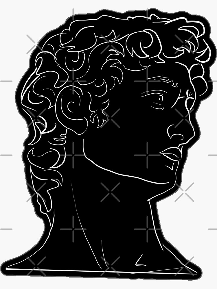 "Statue of David" Sticker by DooleyioStudio | Redbubble