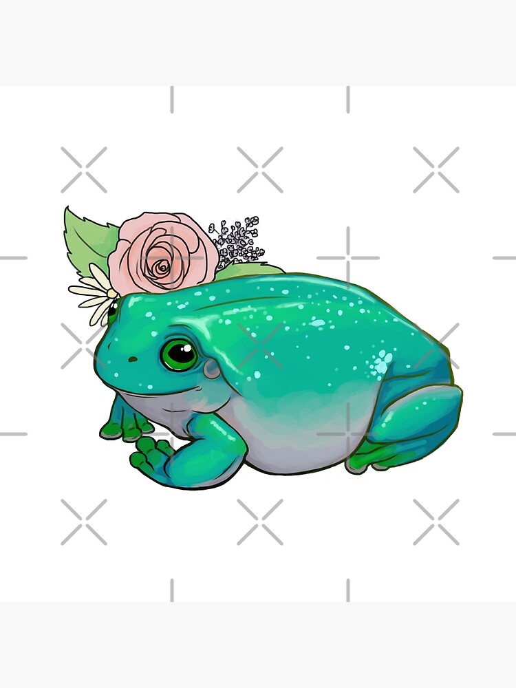 "Lovely Frog" Poster for Sale by Kmoonleaf | Redbubble