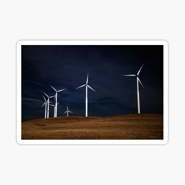 "Wind Turbines - Montezuma Hills California" Sticker for Sale by ...