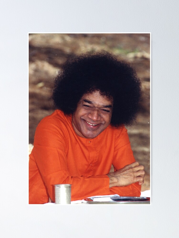 "Sathya Sai Baba Smiling" Poster for Sale by sathyas-corner | Redbubble