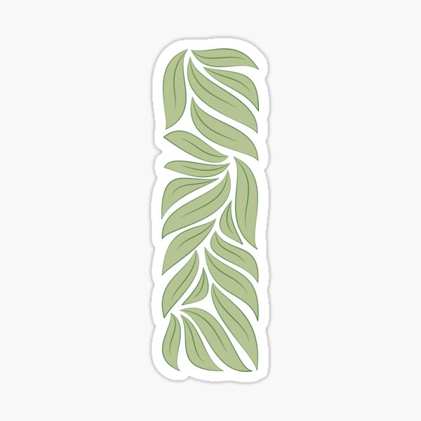 "Letter I" Sticker for Sale by NeteDesign | Redbubble