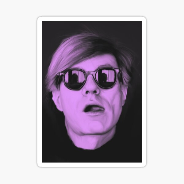 "Andy" Sticker for Sale by BrutalistPrint | Redbubble