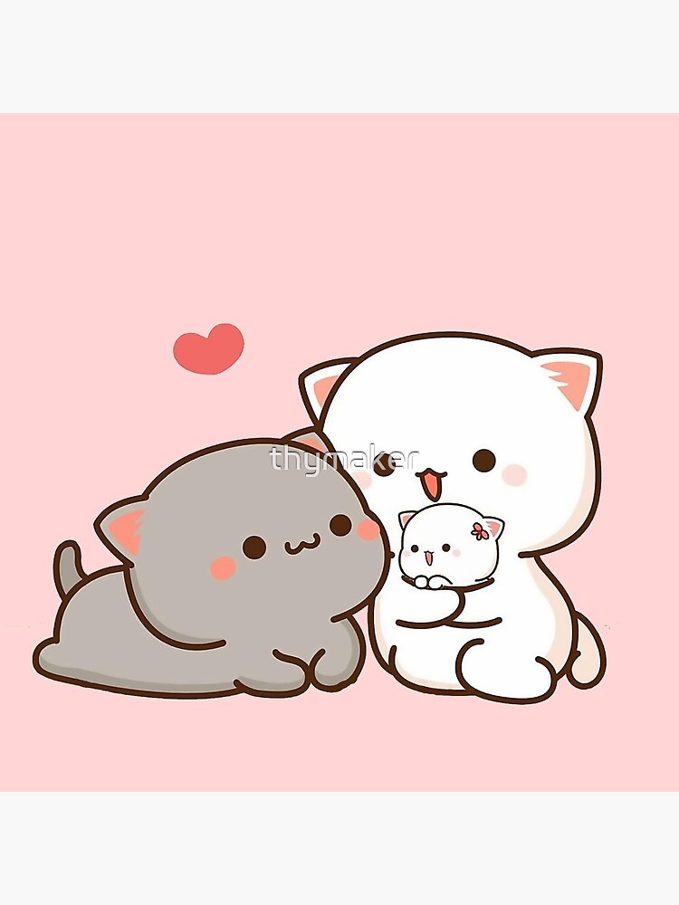 "Peach Goma and Baby" Art Print for Sale by thymaker | Redbubble