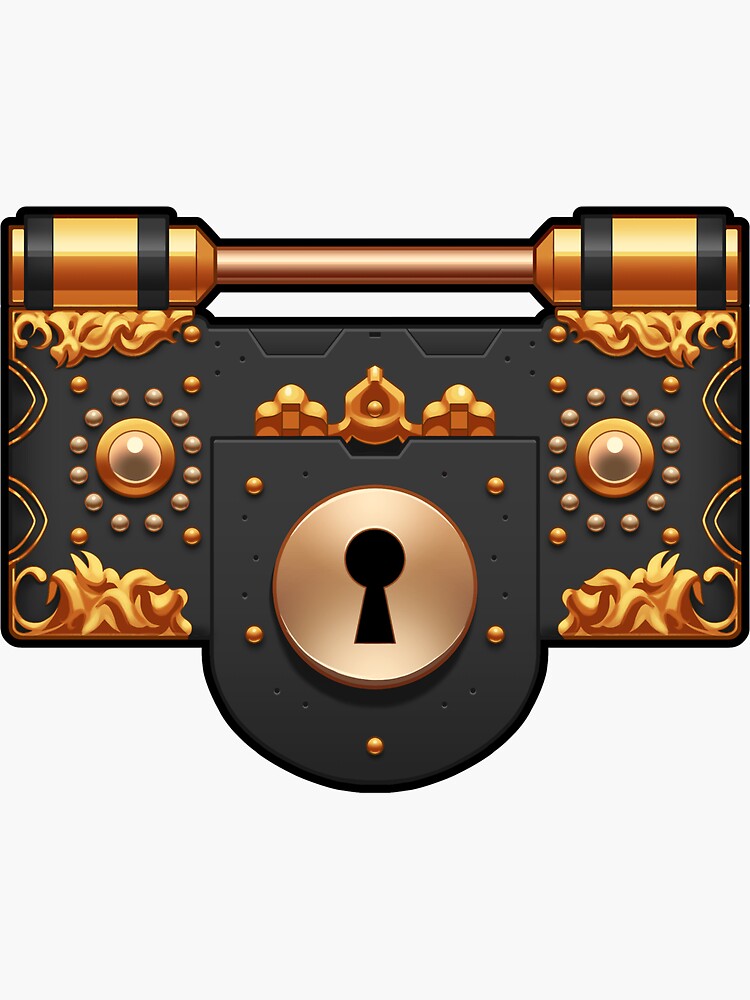 "Ace Attorney - Black Psyche Lock" Sticker for Sale by AnarchisedLUTE ...