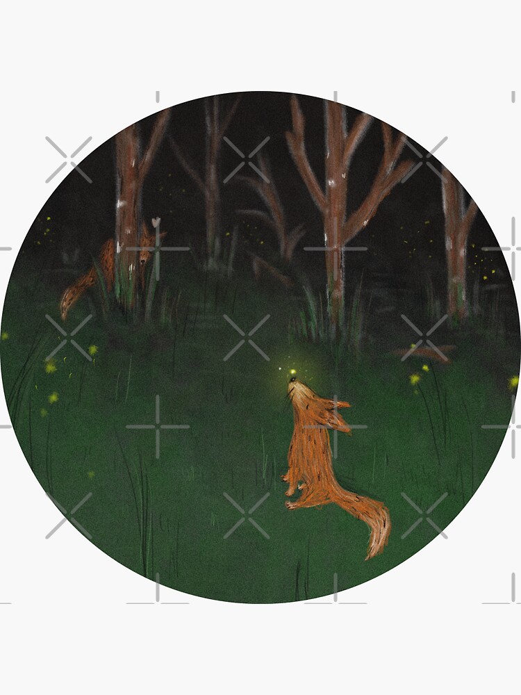 "Little foxie inlove" Sticker for Sale by patricijav | Redbubble