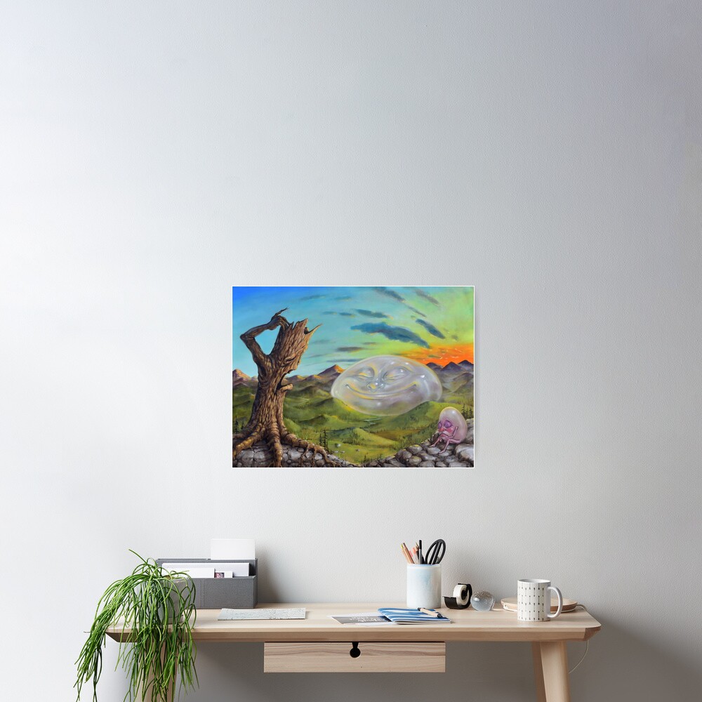 "Happy Landscape" Poster for Sale by StephenGibb | Redbubble