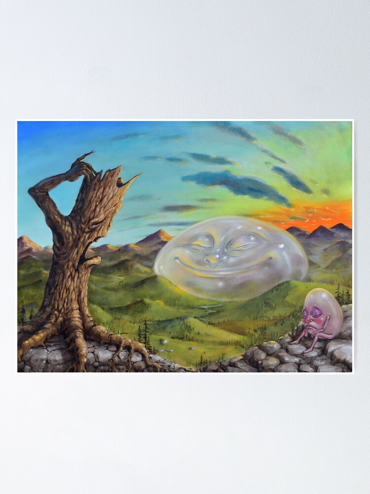 "Happy Landscape" Poster for Sale by Stephen Gibb | Redbubble