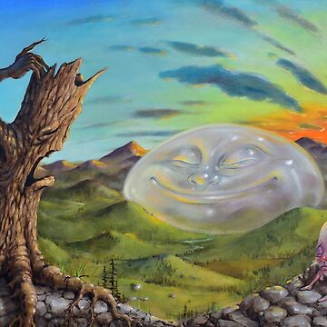 "Happy Landscape" Poster for Sale by Stephen Gibb | Redbubble