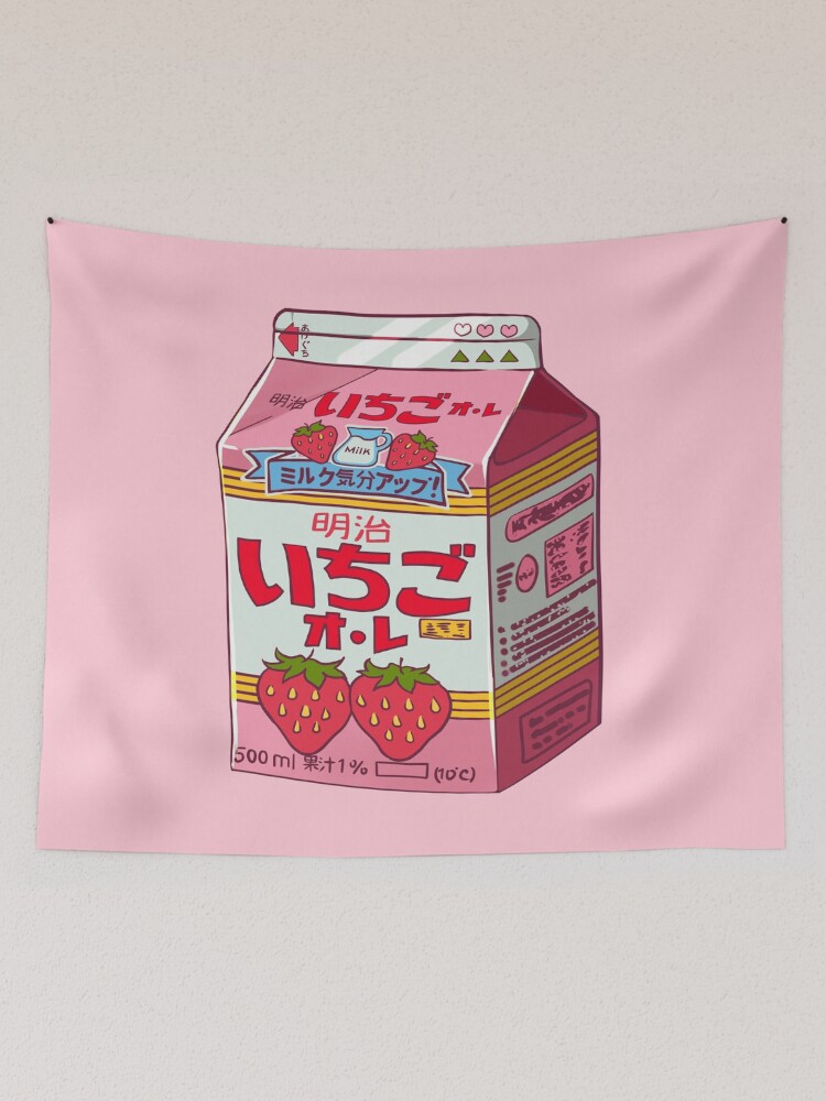 "Strawberry Milk" Tapestry for Sale by AnGoArt | Redbubble