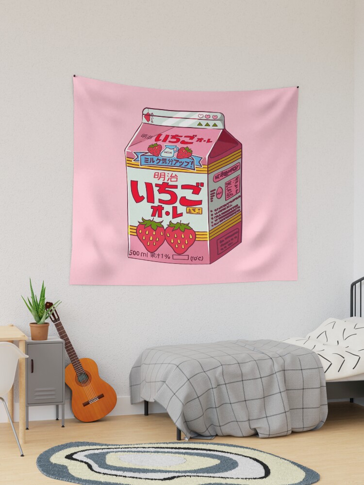 "Strawberry Milk" Tapestry for Sale by AnGoArt | Redbubble
