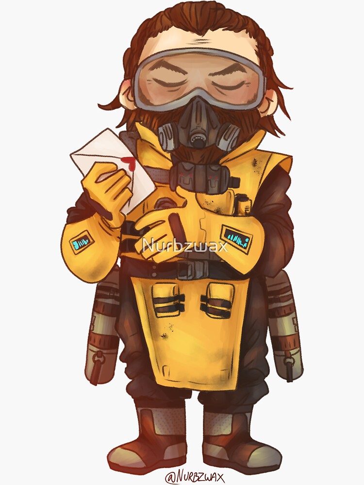 "Love Letter: Caustic" Sticker by Nurbzwax | Redbubble