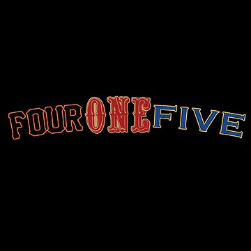 "FOUR.ONE.FIVE" Sticker for Sale by thatDudeAZ89 | Redbubble