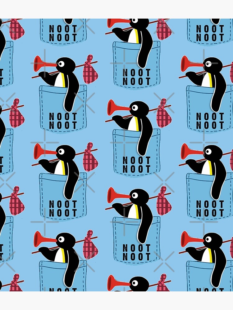 Angry Pingu Noot Noot Pocket Official Merch Backpack sold by Mitch ...