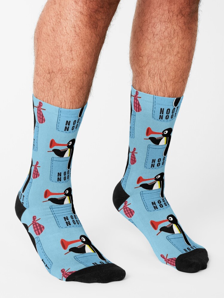 Angry Pingu Noot Noot Pocket Official Merch Socks sold by Abioye | SKU ...