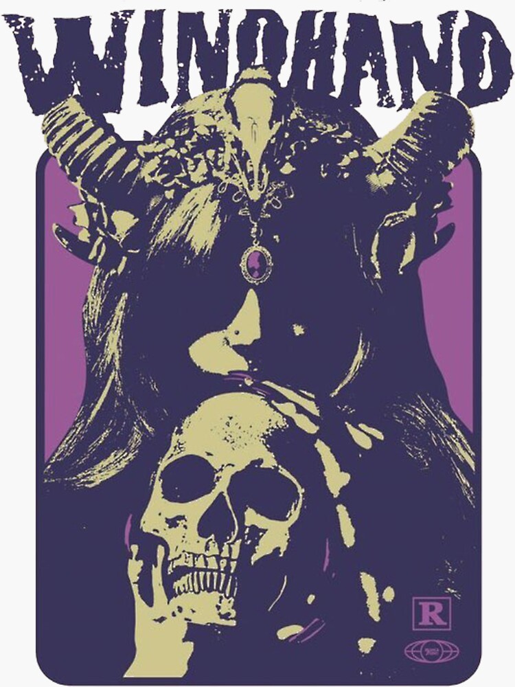 "Windhand Poster" Sticker for Sale by MaHuang | Redbubble