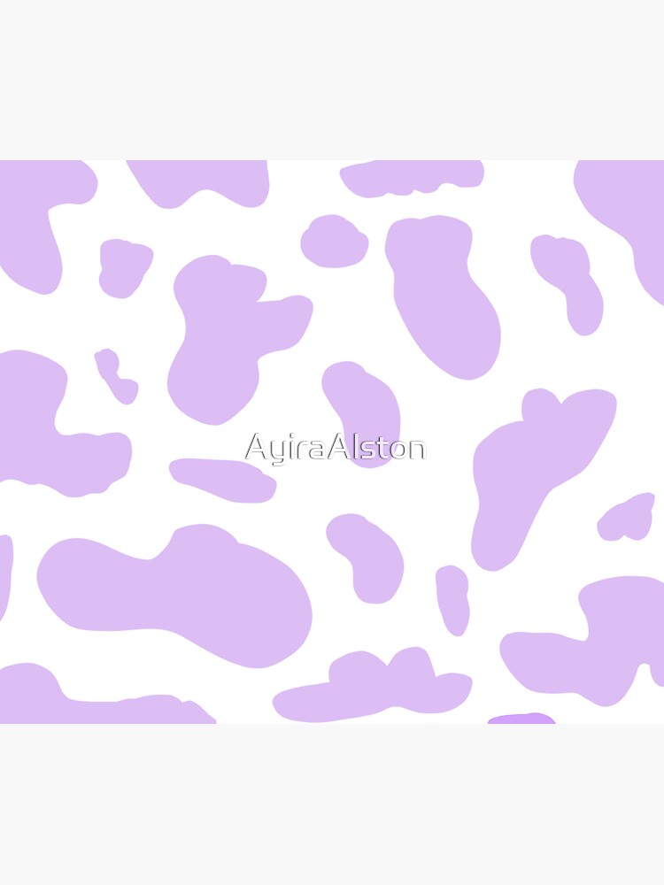 "Cow Print - Purple" Sticker by AyiraAlston | Redbubble
