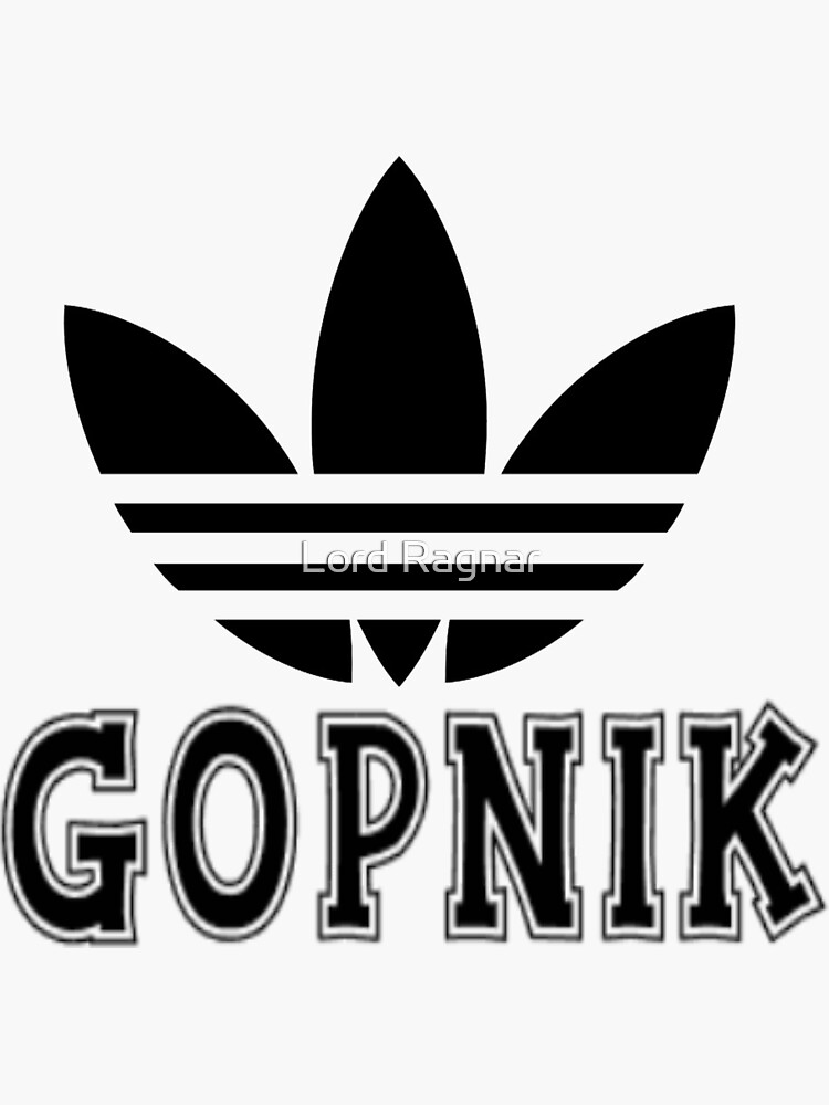 "GOPNIK" Sticker for Sale by JonMRodrigues | Redbubble