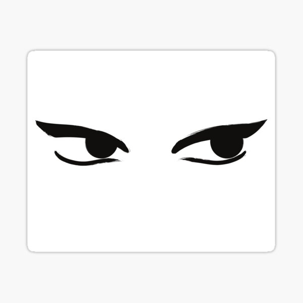 "angry eyes" Sticker by omarfarra | Redbubble