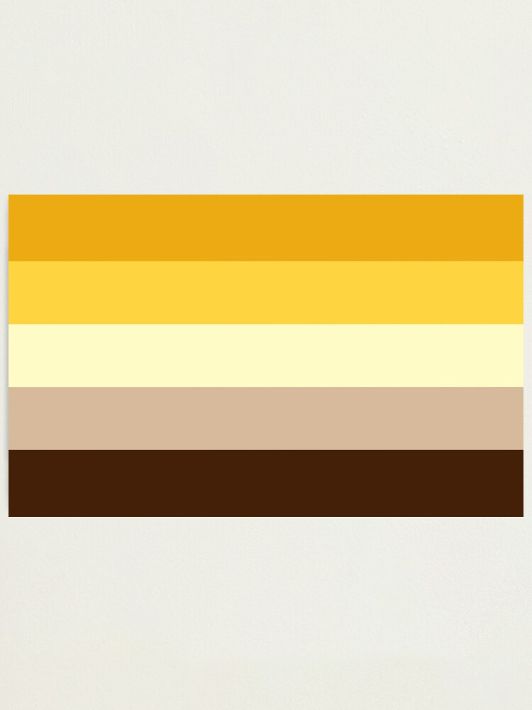 Lámina fotográfica «ANGLED AROACE Bandera Aro Ace Aromantic Asexual ...