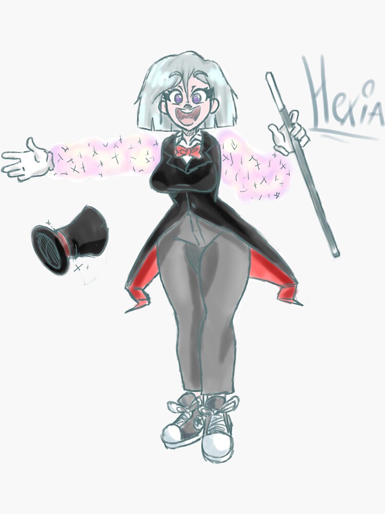 "Hexia the Great" Sticker for Sale by dark-sided-dye | Redbubble