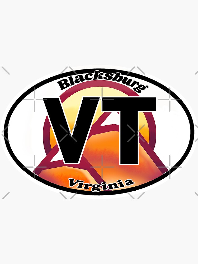 "Virginia Tech Sticker Blacksburg Sticker VT Sticker Decal" Sticker for ...