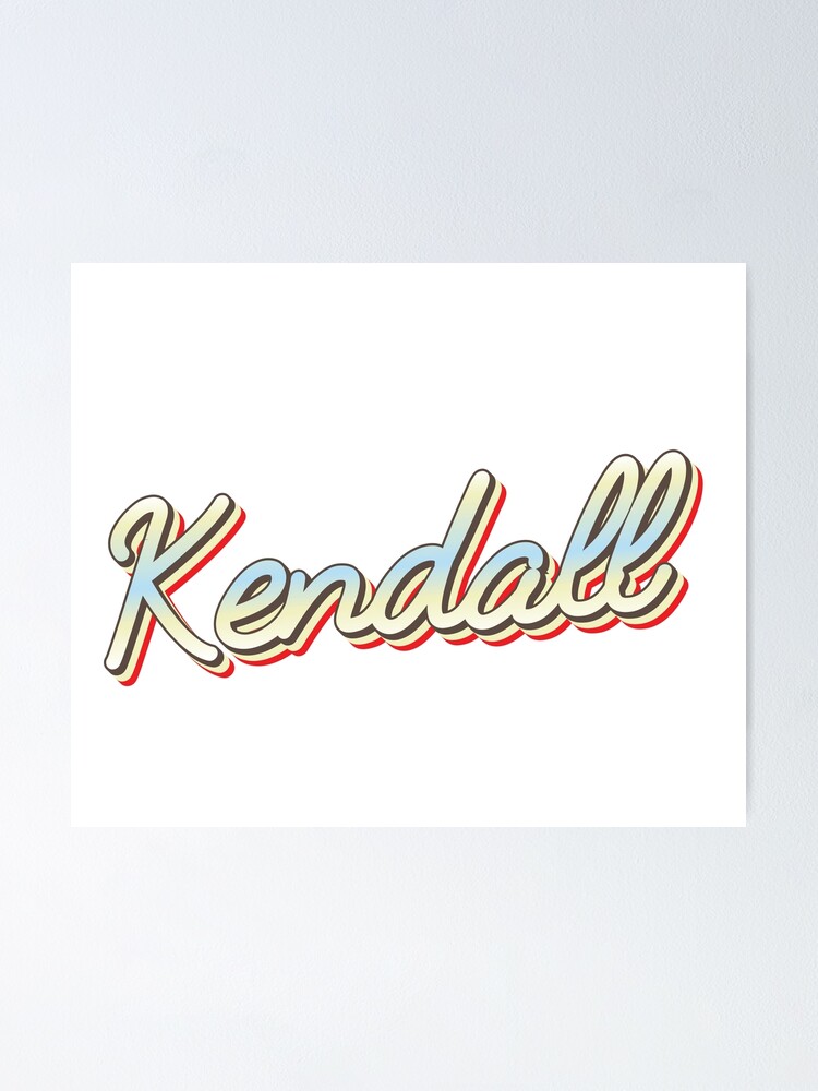 "Kendall College Town Script 1" Poster by Lokalista | Redbubble