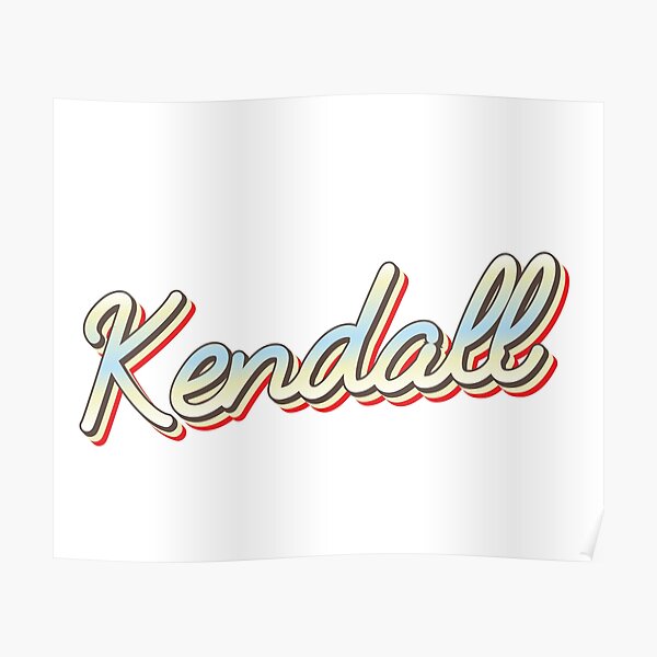 "Kendall College Town Script 1" Poster by Lokalista | Redbubble