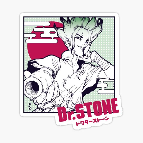 "Dr stone" Sticker for Sale by OVANEST | Redbubble