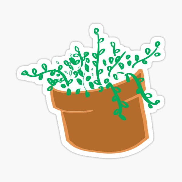 "plant" Sticker for Sale by Maev Dunning | Redbubble