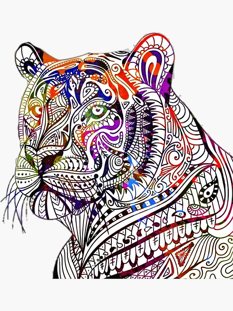 "Tiger legend babylon007" Sticker by Babylon007 | Redbubble