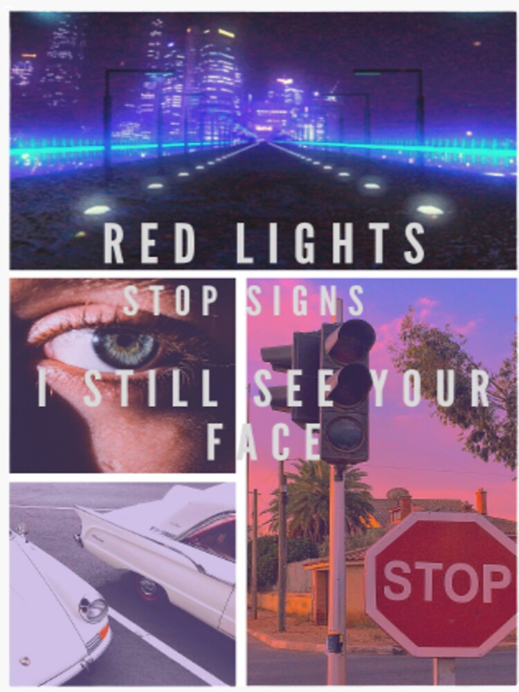 "Drivers license aesthetics- late night drives" Sticker for Sale by ...