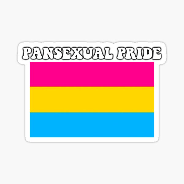 "pansexual pride flag " Sticker by thestickerbarn | Redbubble