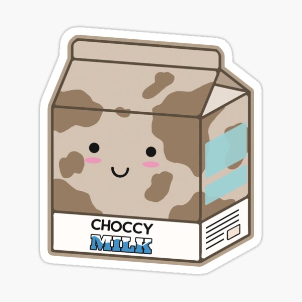 "Choccy Chocolate Milk" Sticker by EDlTOR | Redbubble