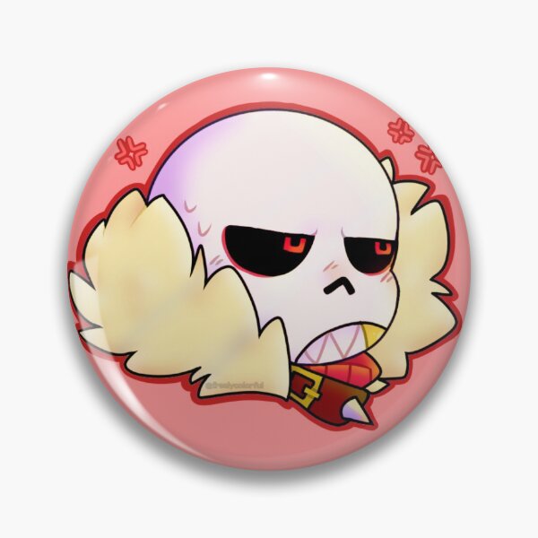 "Underfell Sans" Pin for Sale by FreelyColorful | Redbubble